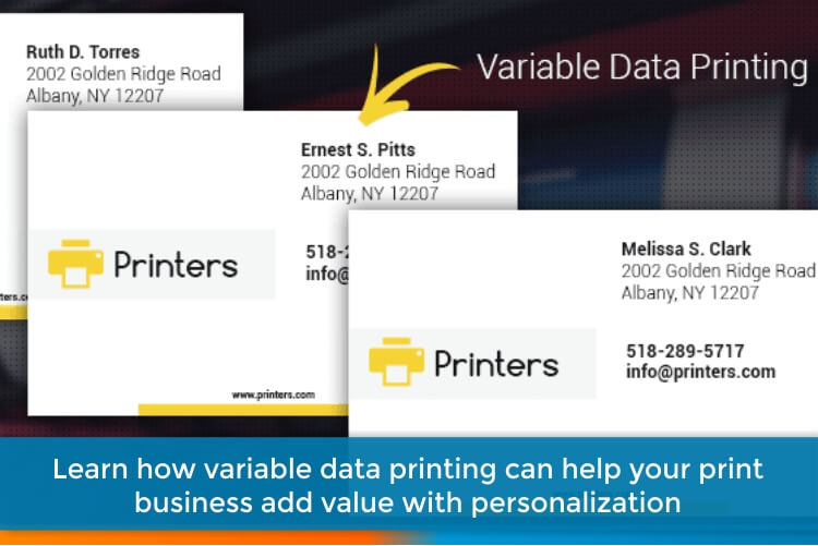 Webinar: how variable data printing can help your print business