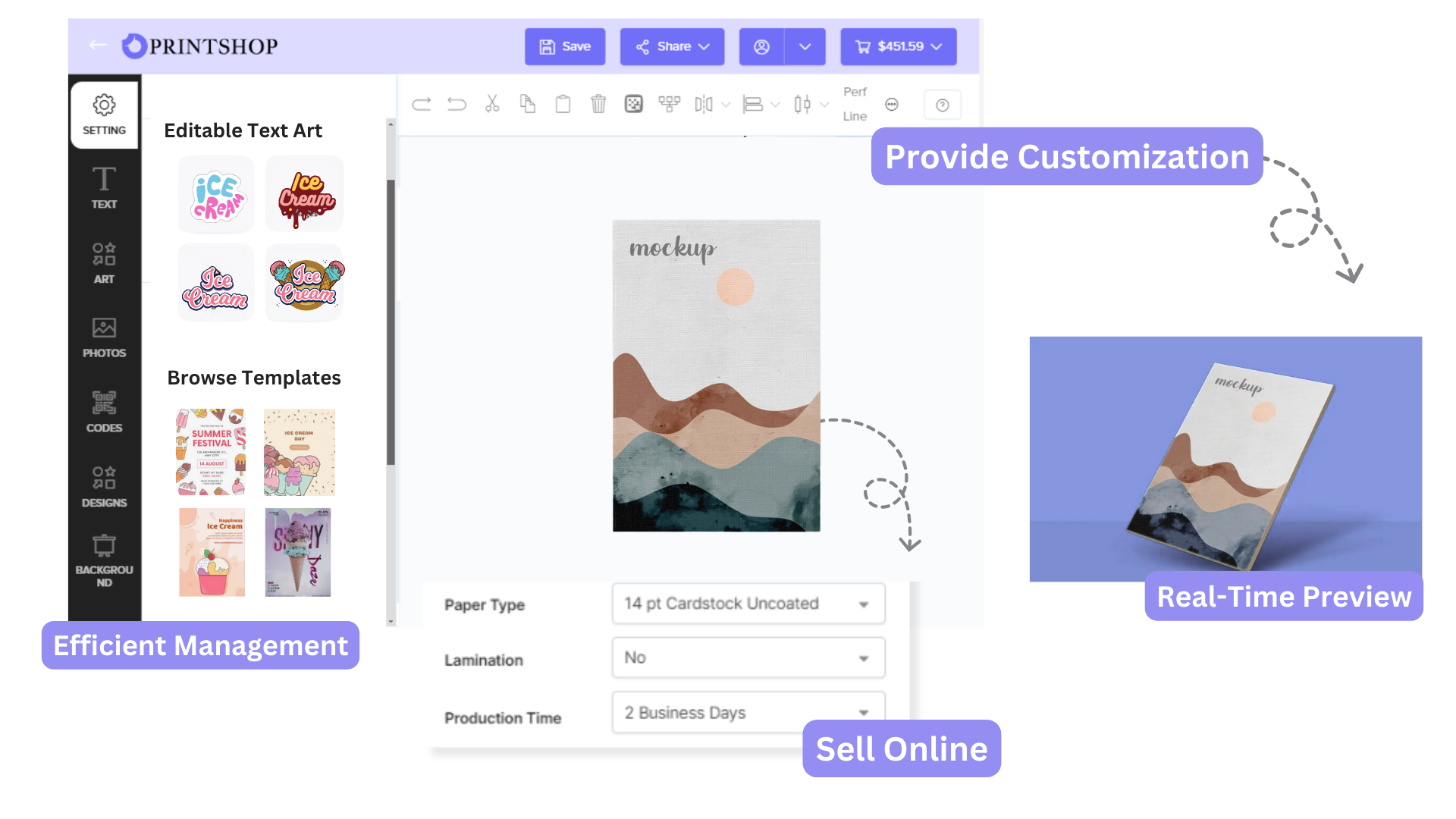 Canvas Printing Software | Canvas Design Software | DesignNBuy