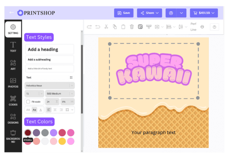 Web To Print Online Designer, Web To Print Design Tool | DesignNBuy